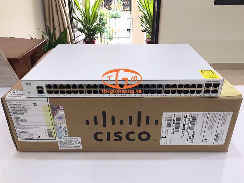 C1000-48T-4G-L Cisco Catalyst 1000 48 Ports GE , 4x1G SFP,