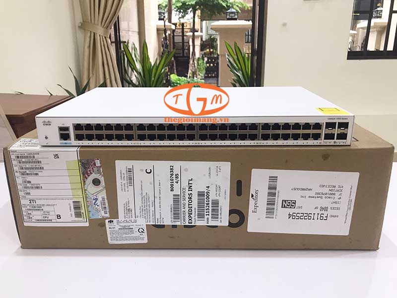 C1000-48T-4X-L Cisco Catalyst 1000 48 Ports GE , 4x10G SFP+,