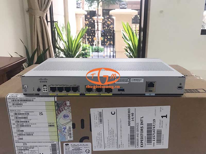 Router Cisco C1111-4P | Bộ định tuyến hiệu suất