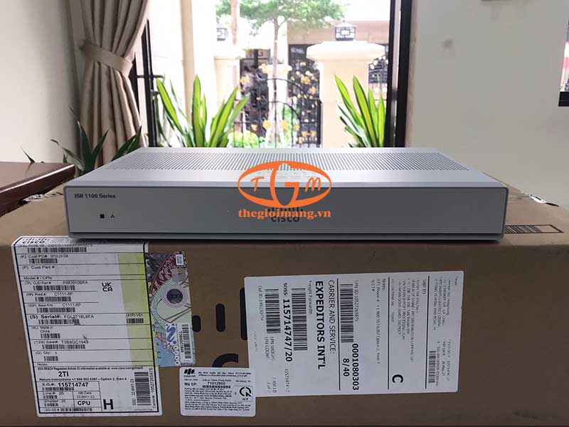 C1111-8P Cisco ISR 1100 8 Ports Dual GE WAN Ethernet Router