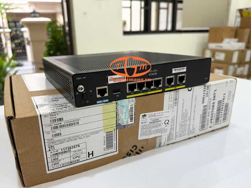 Cisco C921-4P Router – Giải pháp định tuyến bảo