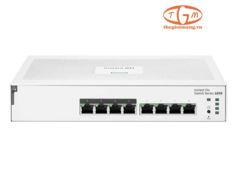 JL811A HPE Instant On 1830 8-Port PoE Gigabit Smart Switch